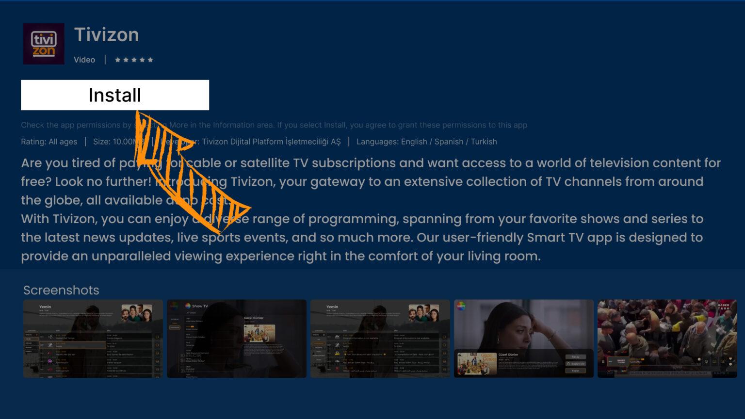 Samsung (Tizen) Install Guide – Tivizon